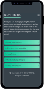 Internationally recognized software for managing privacy